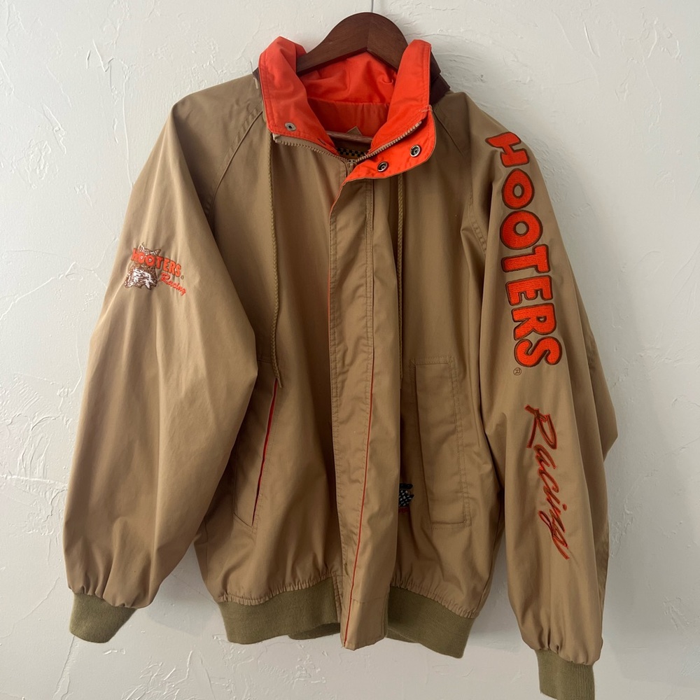 Vintage 90’s Nascar Hooters Racing Jacket Size Xl - Gem